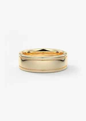 FRANK DARLING Hairline Band - Yellow Gold