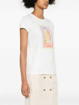 TWINSET Logo-embroidered Cotton T-shirt