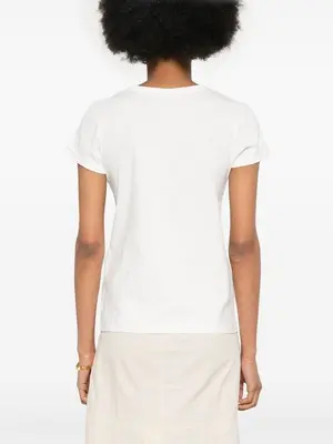 TWINSET Logo-embroidered Cotton T-shirt