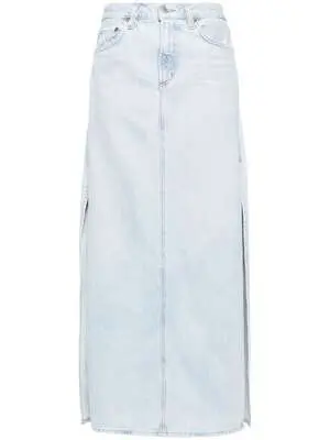 AGOLDE Astrid Denim Maxi Skirt
