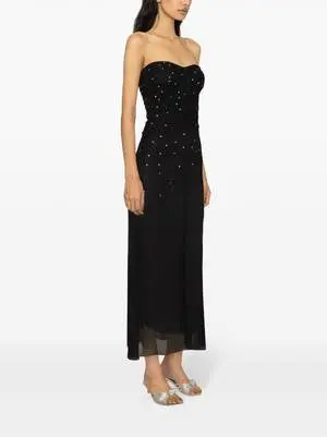 FORTE_FORTE Crystal-embellished Maxi Dress