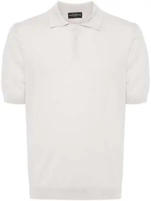 BALLANTYNE Cotton Polo Shirt - Grey