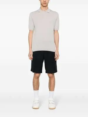 BALLANTYNE Cotton Polo Shirt - Grey
