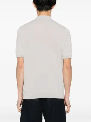 BALLANTYNE Cotton Polo Shirt - Grey