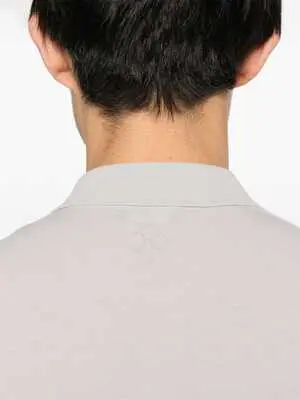 BALLANTYNE Cotton Polo Shirt - Grey