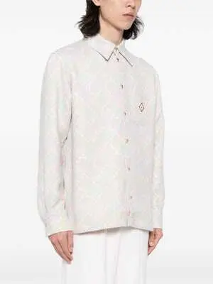 Casablanca Logo-appliqué Monogram-jacquard Jacket