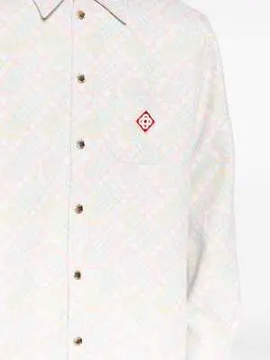 Casablanca Logo-appliqué Monogram-jacquard Jacket