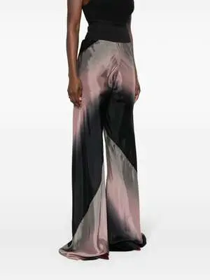 Rick Owens Gradient-effect Panelled Palazzo Pants