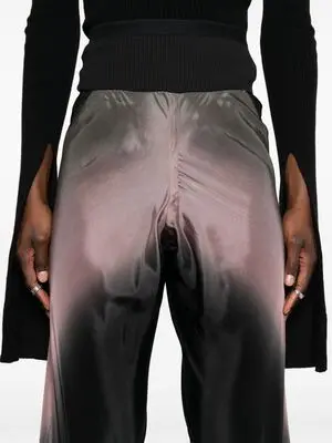 Rick Owens Gradient-effect Panelled Palazzo Pants