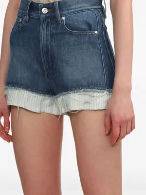 A.p.c. Layered Denim Shorts
