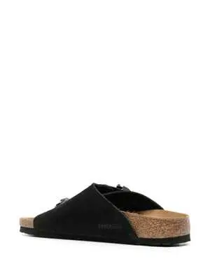 BIRKENSTOCK Zürich Tech Suede Slides - Black