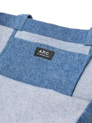 A.p.c. Diane Denim Tote Bag - Blue