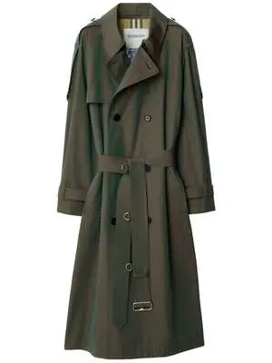 Burberry Long Cotton Trench Coat