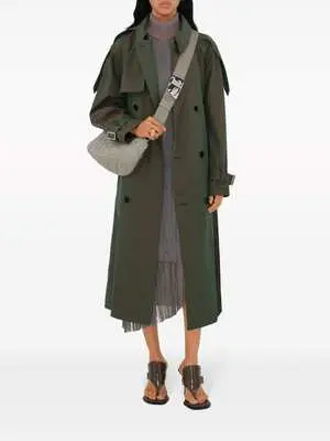 Burberry Long Cotton Trench Coat
