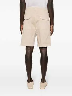 Canali Mid-rise Chino Shorts - Neutrals