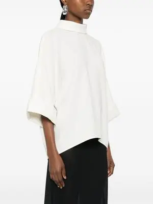 Mark Kenly Domino Tan Bailee Crepe Blouse