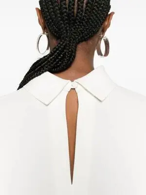 Mark Kenly Domino Tan Bailee Crepe Blouse
