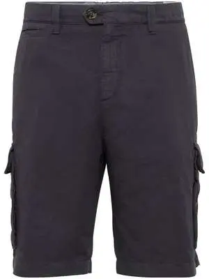 Brunello Cucinelli Dyed Bermuda Shorts - Grey