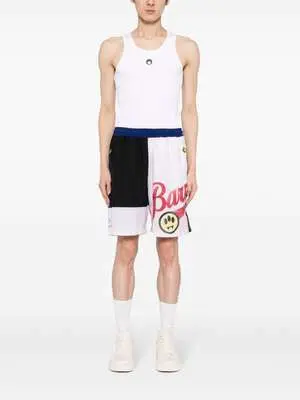 BARROW Panelled Color-block Track Shorts