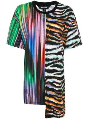 Just Cavalli Contrasting Striped T-shirt