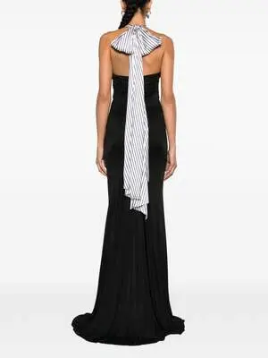 V:PM ATELIER Misty Satin Maxi Dress