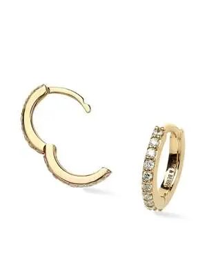 LARK & BERRY 14kt Yellow Diamond Hoop Earring - Gold