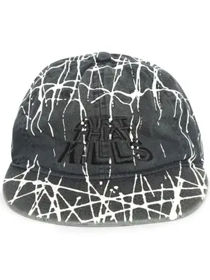 GALLERY DEPT. Atk Paint Stripe Cotton-twill Cap - Black