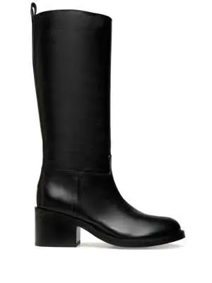 Bally Peggy Leather Knee-high Boots