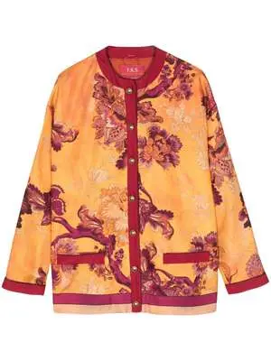 F.R.S FOR RESTLESS SLEEPERS Graphic-print Silk Jacket