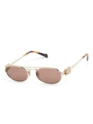 Miu Miu Oval-frame Sunglasses