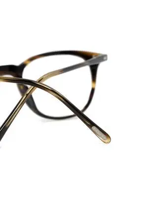 Oliver Spencer Josianne Square-frame Eyeglasses - Brown