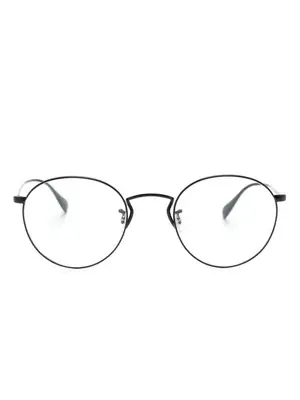 Oliver Spencer Artemio-r Pantos-frame Eyeglasses - Black