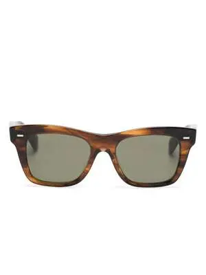 Oliver Spencer Square-frame Sunglasses - Brown