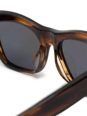 Oliver Spencer Square-frame Sunglasses - Brown