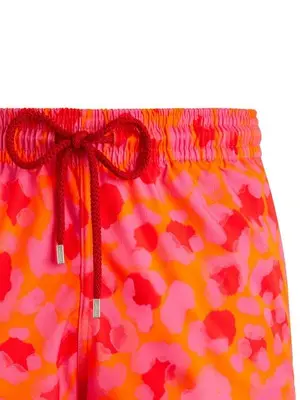 Vilebrequin Abstract-print Swim Shorts - Red