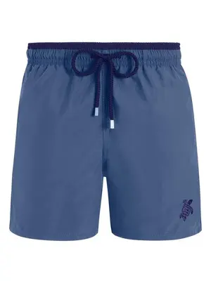 Vilebrequin Logo-embroidered Swim Shorts - Blue