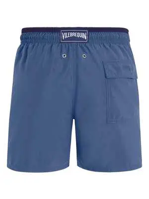 Vilebrequin Logo-embroidered Swim Shorts - Blue