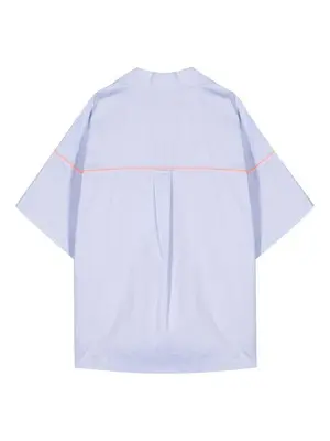 Kolor Logo-embroidered Cotton Shirt