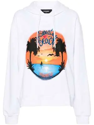 Dsquared2 Cool Fit Graphic-print Hoodie