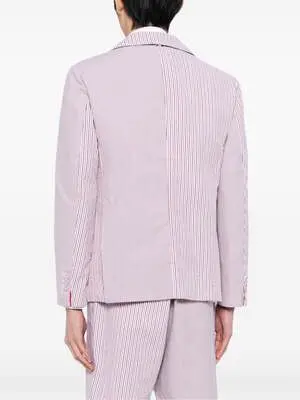 Thom Browne Striped Single-breasted Blazer