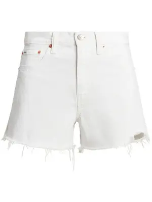 Ralph Lauren Raw-cut Denim Shorts