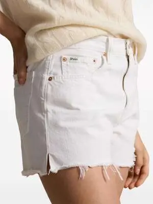 Ralph Lauren Raw-cut Denim Shorts