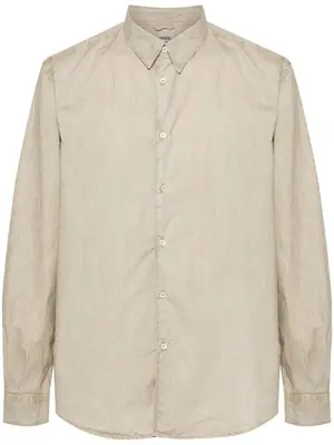 Aspesi Long-sleeve Cotton Shirt - Neutrals