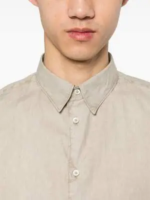Aspesi Long-sleeve Cotton Shirt - Neutrals