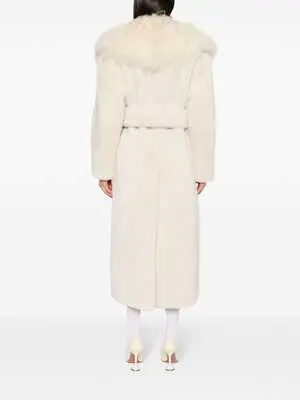 Jacquemus Shearling Fur Maxi Coat