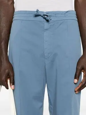 Canali Drawstring-waist Trousers - Blue