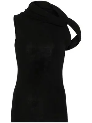 Rick Owens High-neck Knitted Top