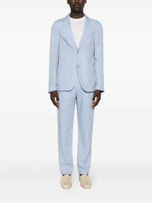 Canali Single-breasted Linen Blazer