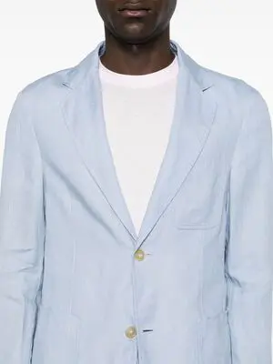 Canali Single-breasted Linen Blazer