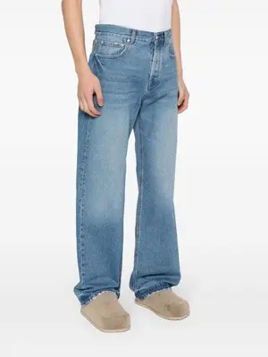 Jacquemus Le De Nîmes Straight-leg Jeans - Blue